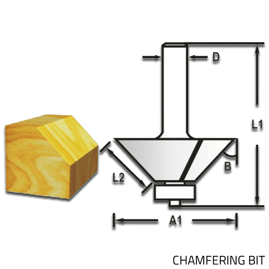 Chamfering Bit - Makita Tools Philippines