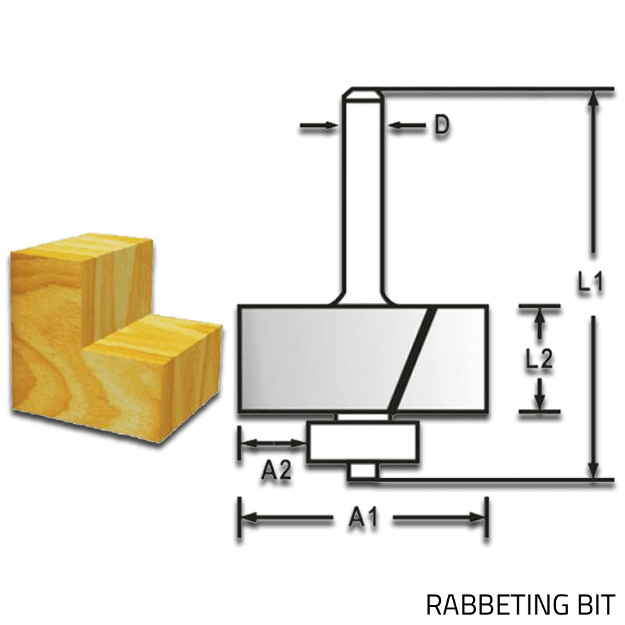 Rabbeting Bit – Makita Tools Philippines