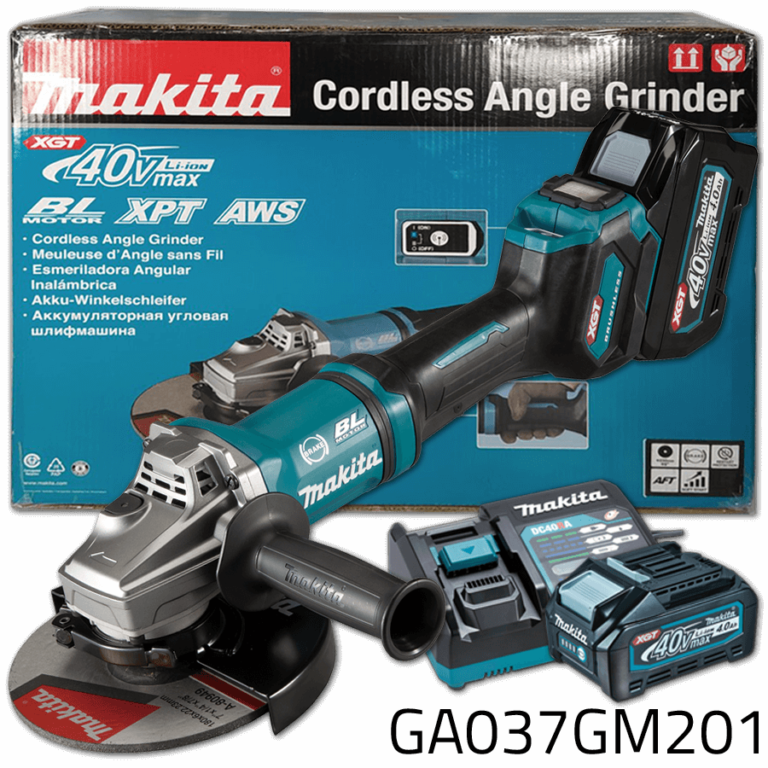 180mm (7") Cordless Angle Grinder, Large Trigger Switch 40Vmax XGT™ Li ...